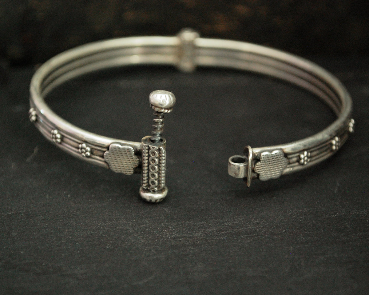 Indian Rajasthani Silver Bracelet – Cosmic Norbu