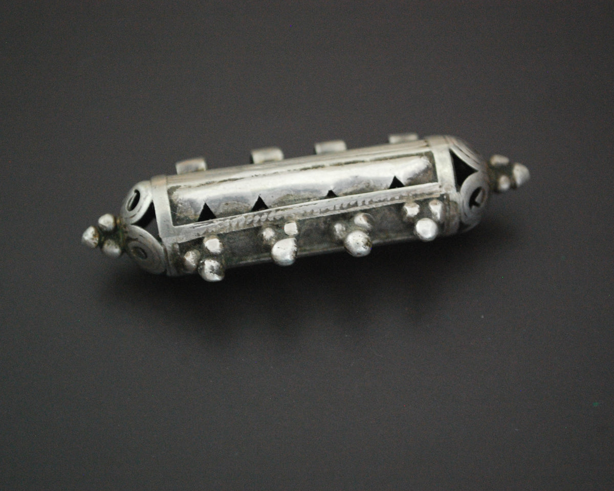 Indian Tribal Silver Taviz Pendant – Cosmic Norbu