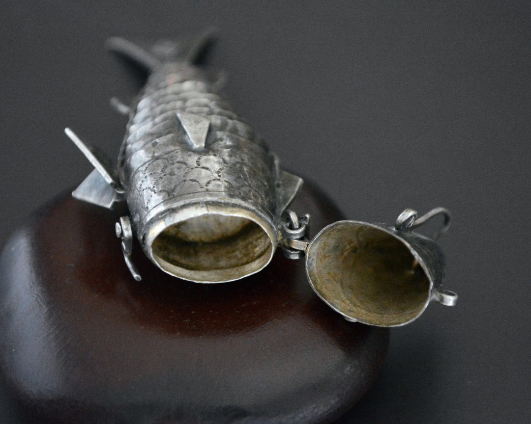 Antique Jewish Movable Fish Spice Box - Besamim Box – Cosmic Norbu